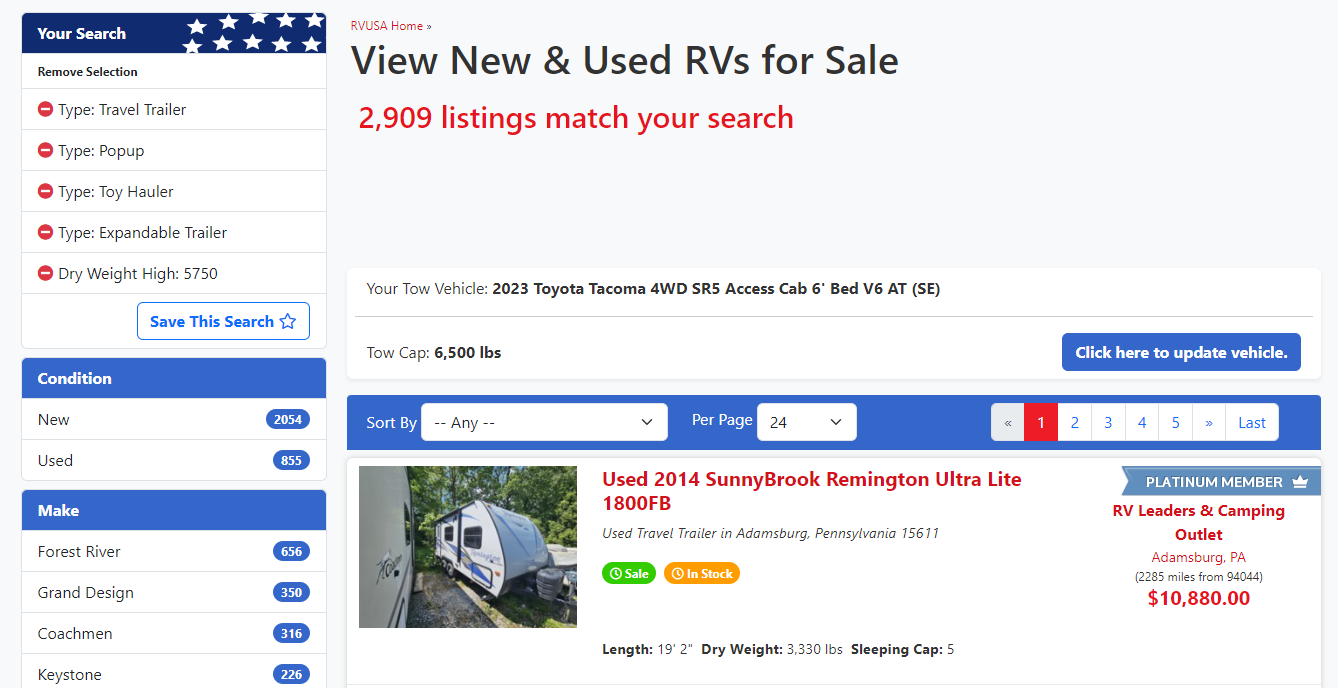 Make Online RV Shopping Easy with MyRVUSA - RVUSA Blog